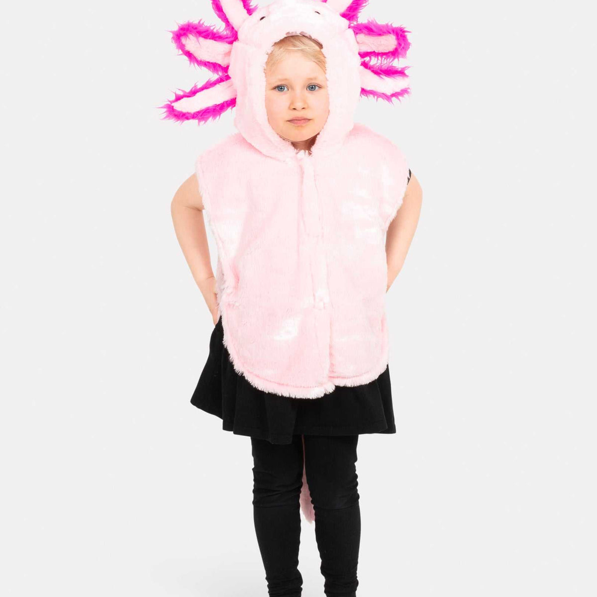 Mini Umhang Axolotl 1-4 Jahre – korbmayer. ganz besonders. für kinder.